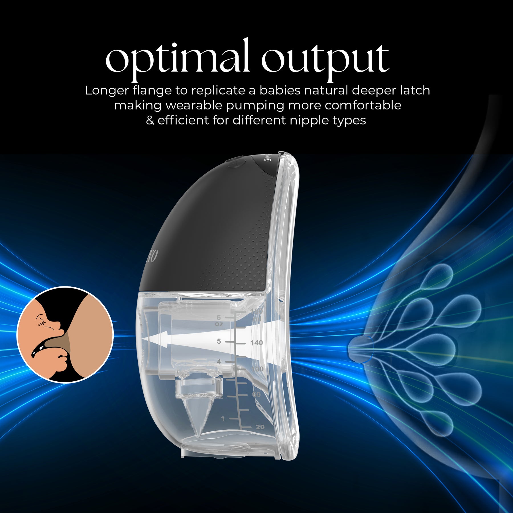 LACEVO S70 in bra breastpump set